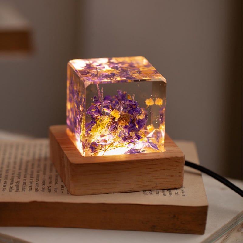 Led Resin Table - Etsy