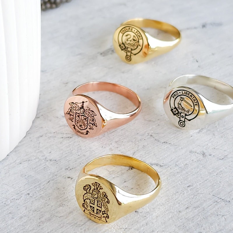 Family Crest Ring - Etsy