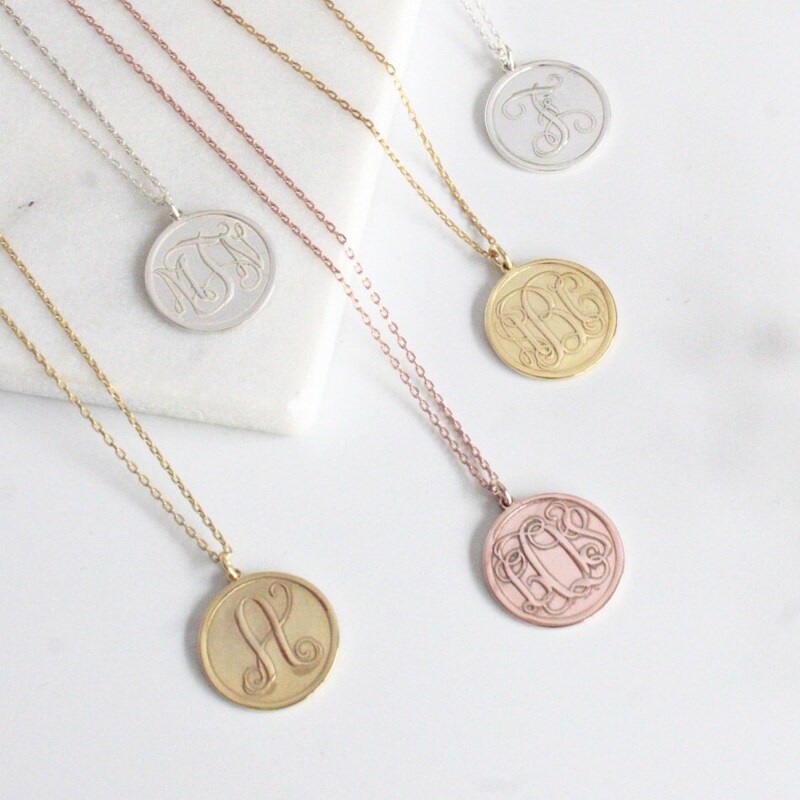 Embossed Necklace - Etsy