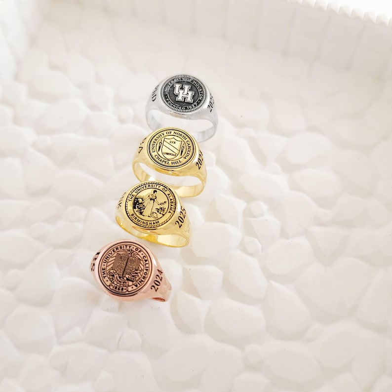 Custom College Ring-college Class Ring-high School Graduation Rings ...
