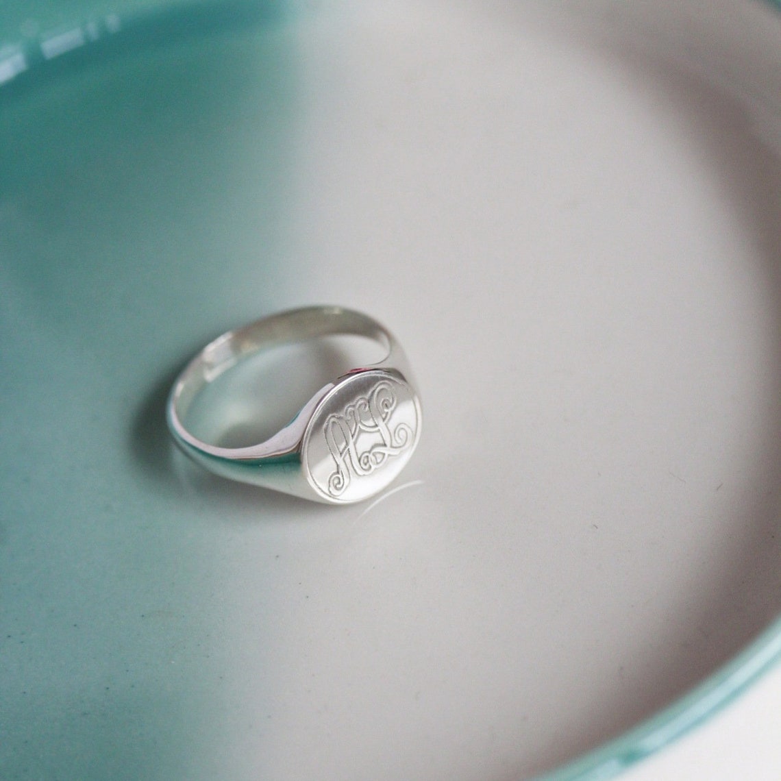 Monogram Ring-signet Ring-personalized Signet - Etsy