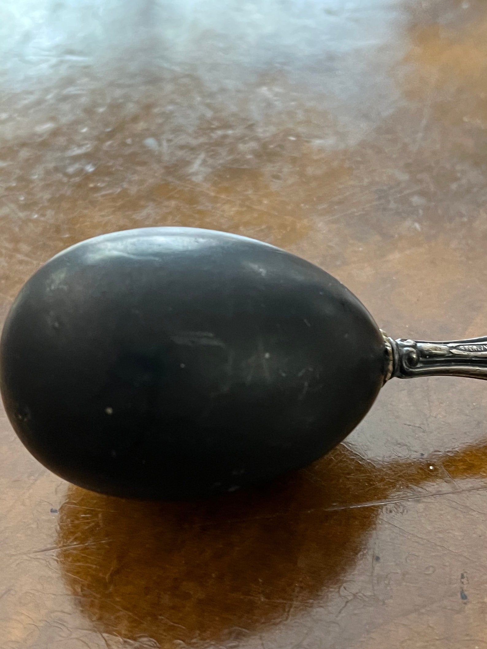 Antique Rare Victorian Sock Darner With Sterling Silver Handle and ...