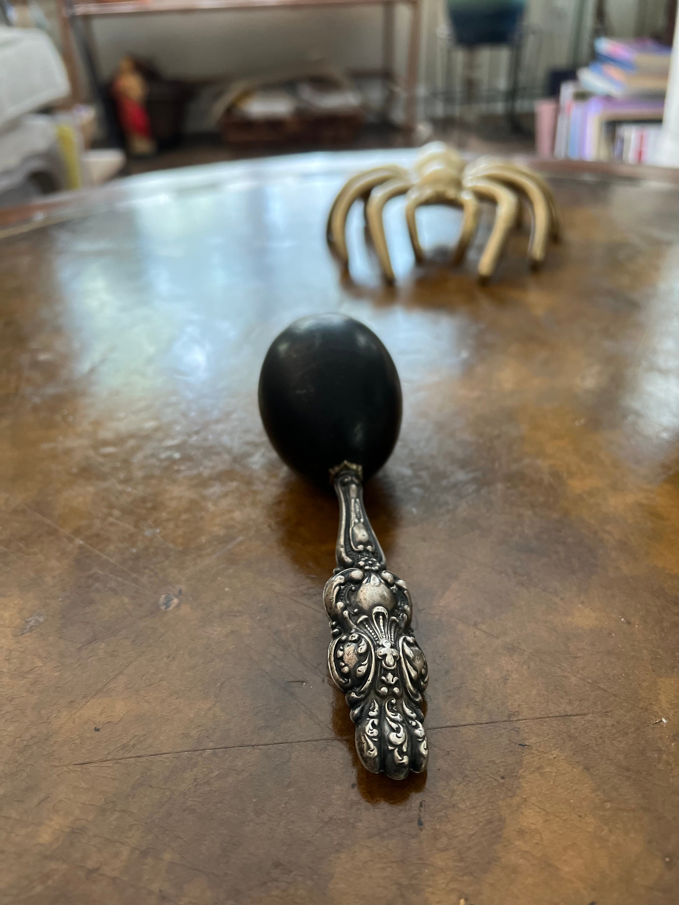 Antique Rare Victorian Sock Darner With Sterling Silver Handle and ...