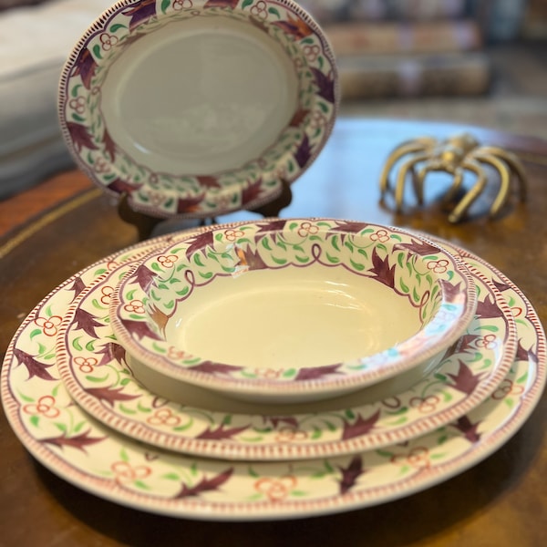 Antique Pink Lusterware - Etsy