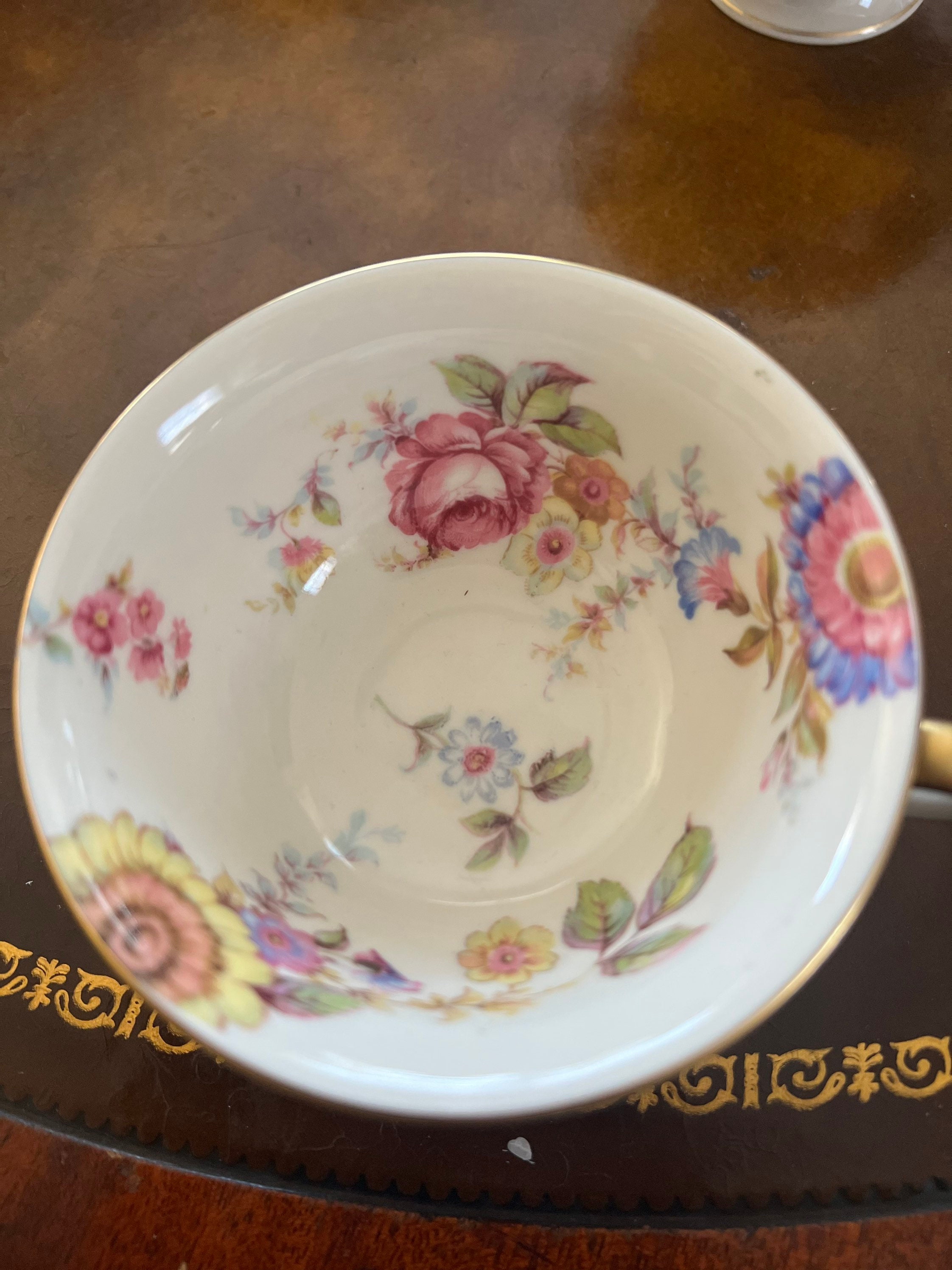 Charming Vintage Set of 8 Castleton China USA sunnybrooke Footed Tea ...