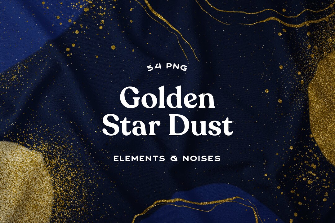 50+ Golden Stardust Graphic Elements | Luxury Elements, Abstract ...