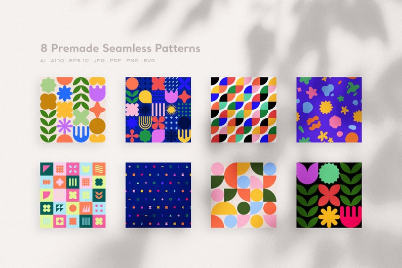 500 Geometric Shapes & Patterns Vector Icons, Elements, Illustrations ...