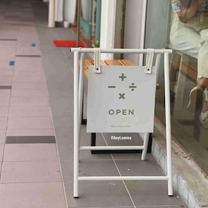 Customizable Metal A-frame Sign Stand,and Suitable for Any Occasion ...