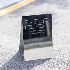 Custom Outdoor A-frame Sign | Double-sided Advertising Board | Metal ...