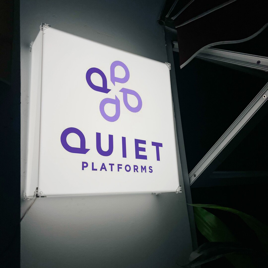 Light Box Sign, Logo Brand Sign, Led Light Box Sign, Square Light Box ...