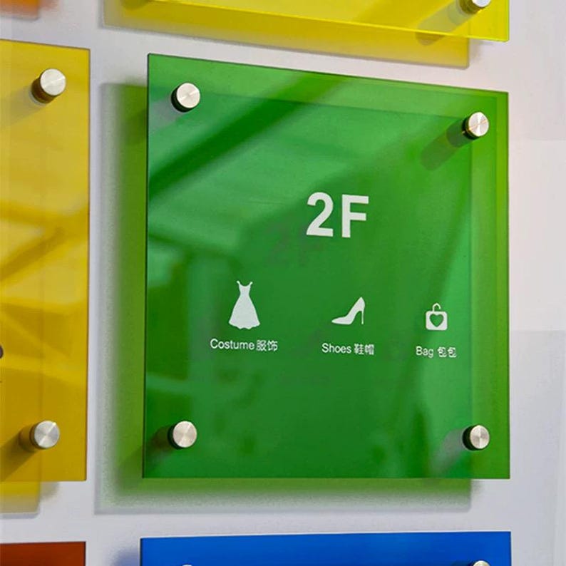 Custom Acrylic Business Sign | Laser Cut Company Plaque | Outdoor ...