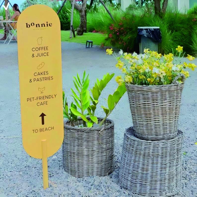 Directional Standing Sign With Arrow -double-sided A-frame Sign|outdoor ...