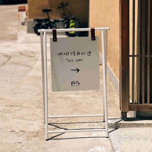 Customizable Metal A-frame Sign Stand,and Suitable for Any Occasion ...