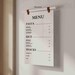 Metal Wallmounted Menu Board for Cafes and Restaurants,customizable ...