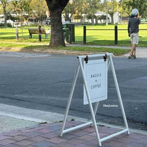 Customizable Metal A-frame Sign Stand,and Suitable for Any Occasion ...