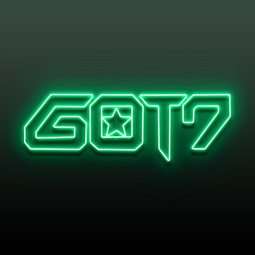 GOT 7, KPOP Neon Signs, Korean Idol,kpop Logo Light,neon Lights for ...