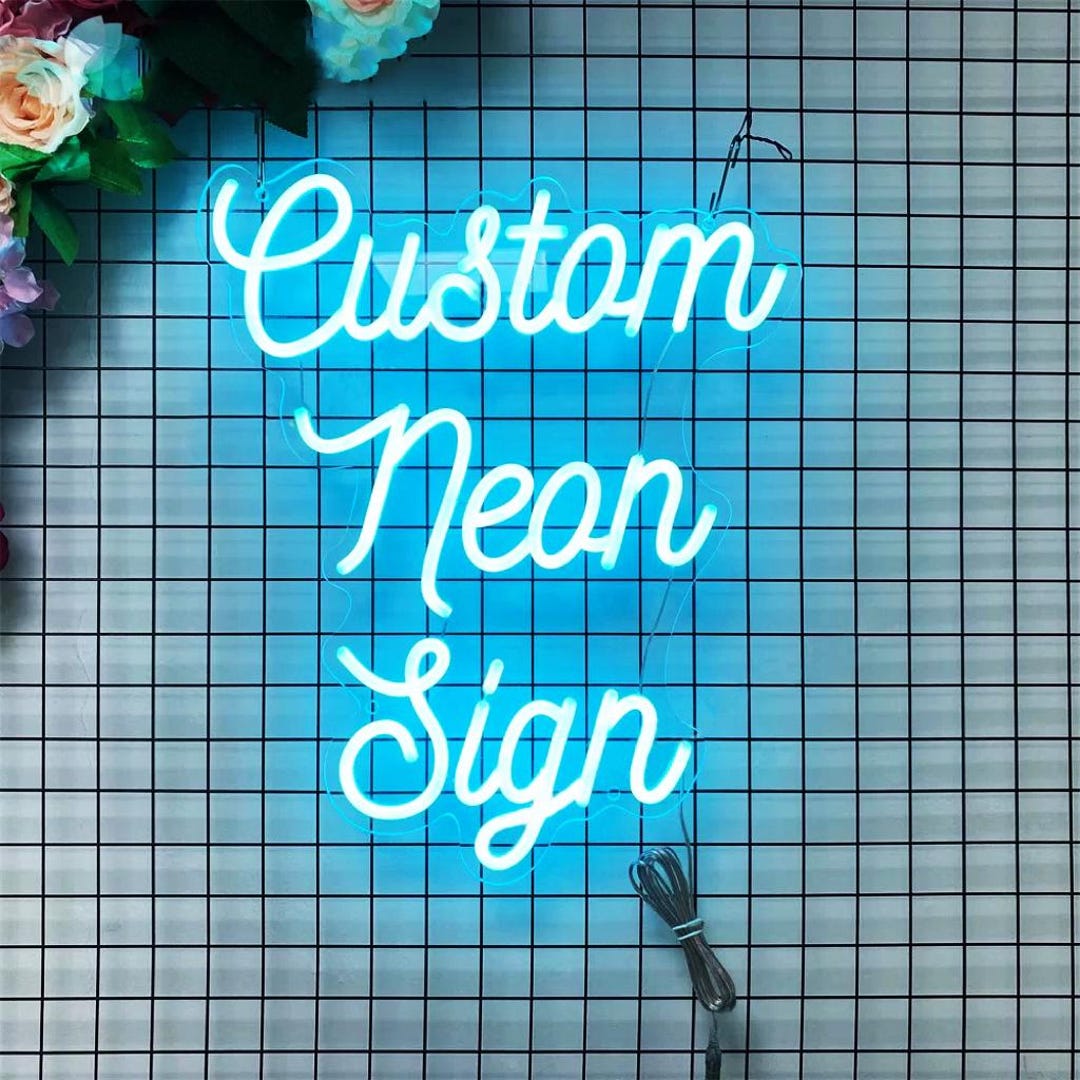 Custom Made Neon Signs,hand Made LED Signs,events,home,wedding,custom ...