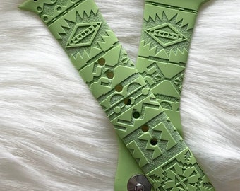 Geometric Design Laser Engraved Watch Strap Digital Download SVG - Etsy