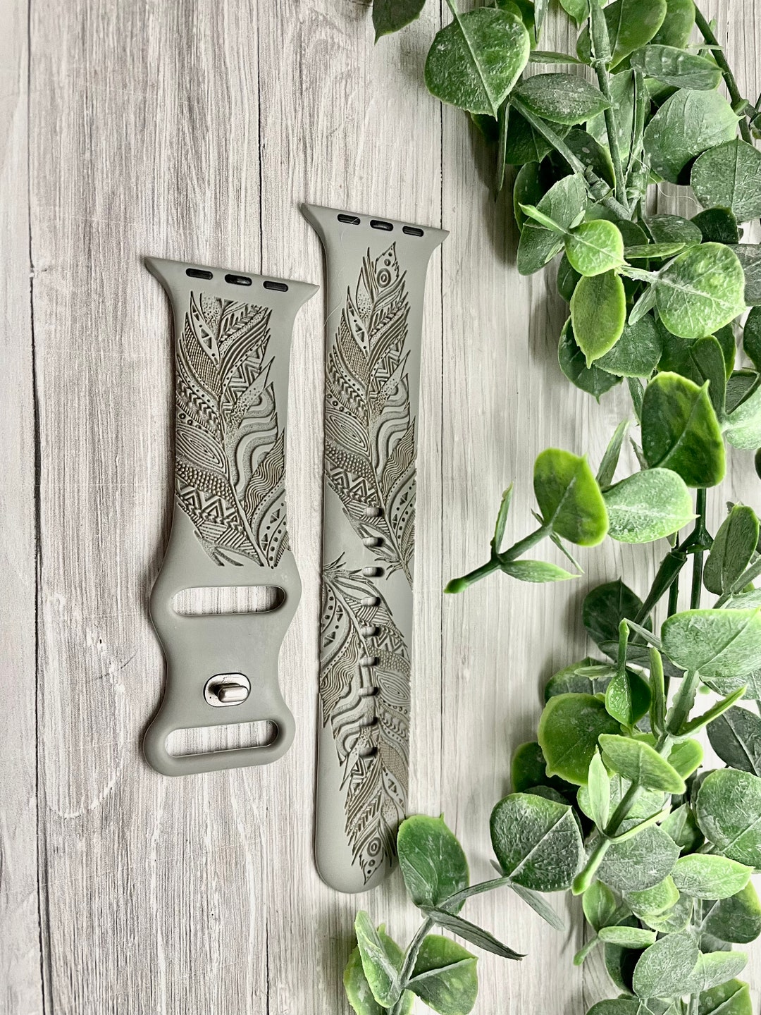 DIGITAL DOWNLOAD Feather Boho Pattern Watchband File, Svg, Watch Band ...