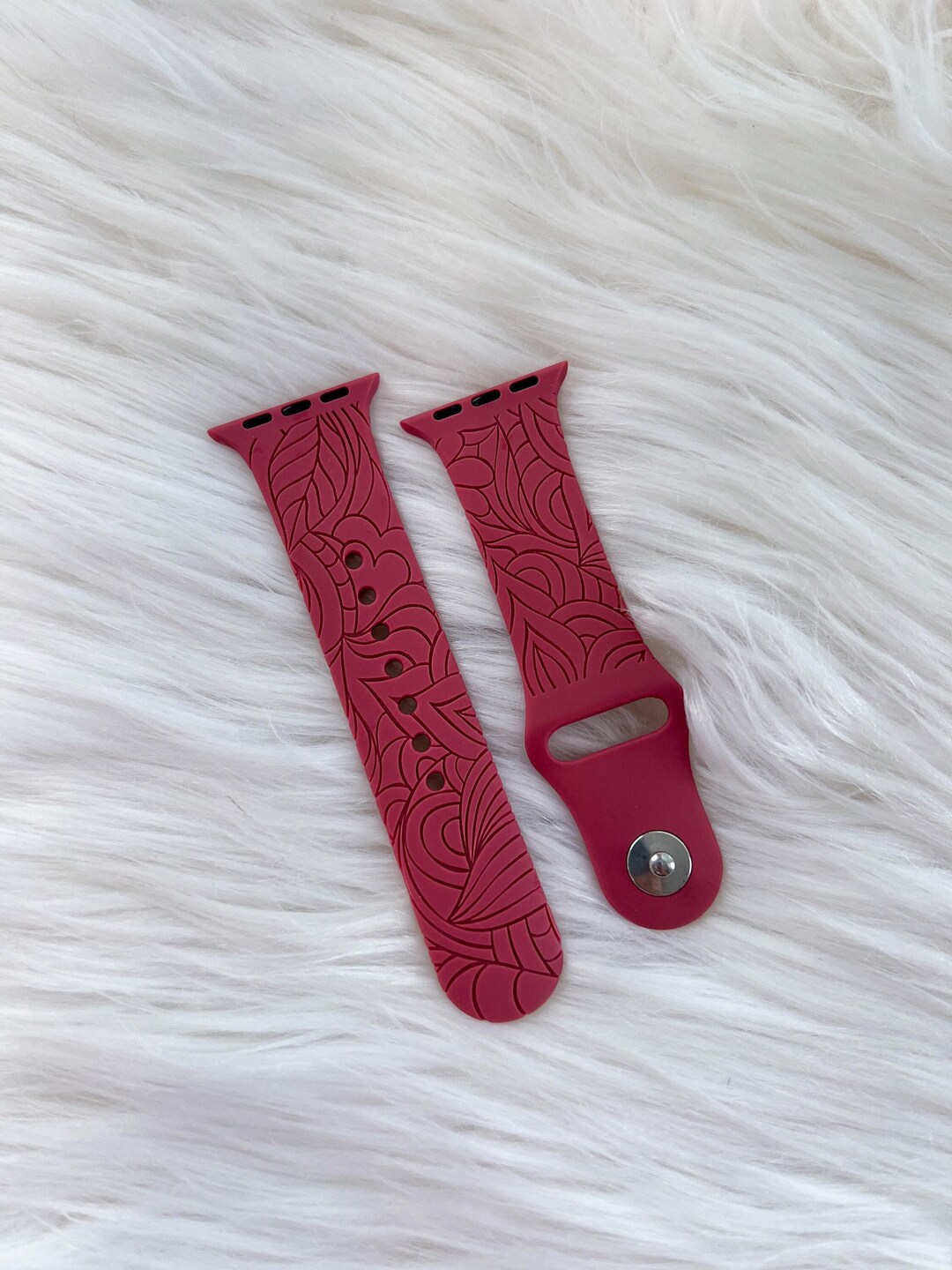 DIGITAL DOWNLOAD Heart Swirl Pattern Watchband File, Svg, Watch Band ...