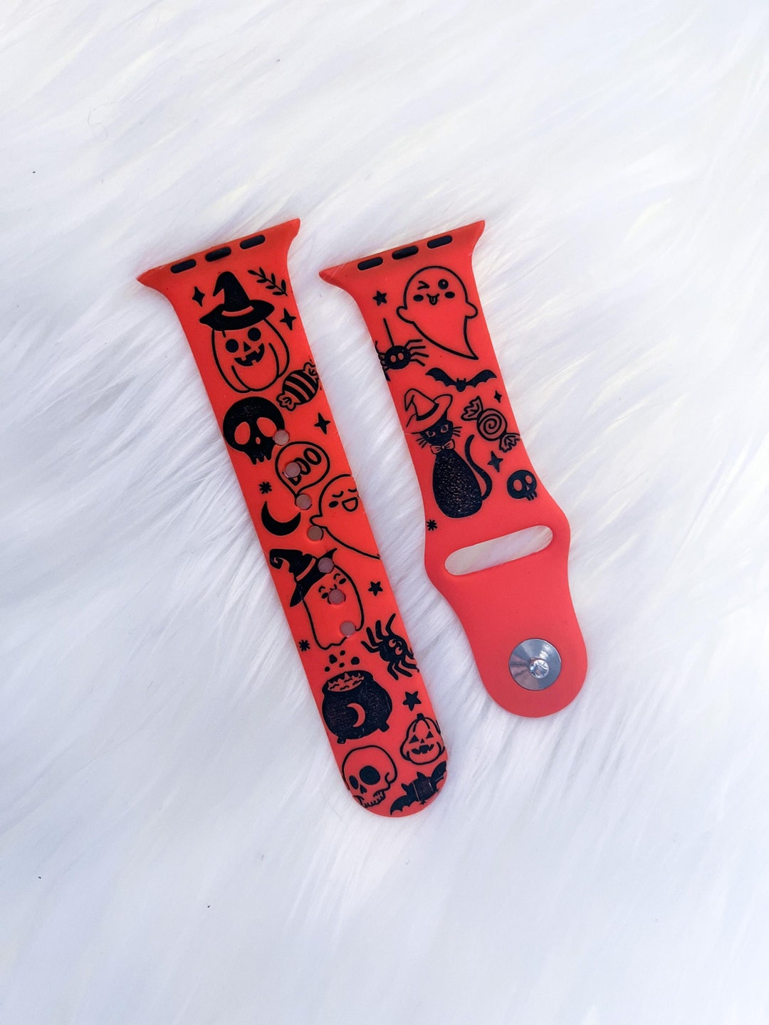 DIGITAL DOWNLOAD Cute Halloween Ghost Watchband File, Svg, Watch Band ...