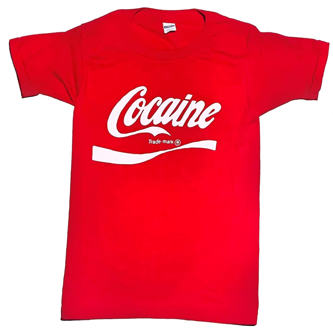 Vintage “coke Logo” Cocaine T-shirt - Etsy