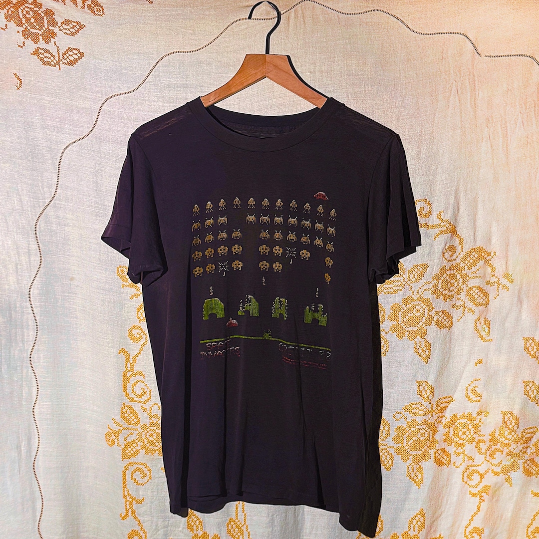 Vintage 1980s Space Invaders T Shirt - Etsy