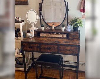 Rustic Vanity Mirror - Etsy