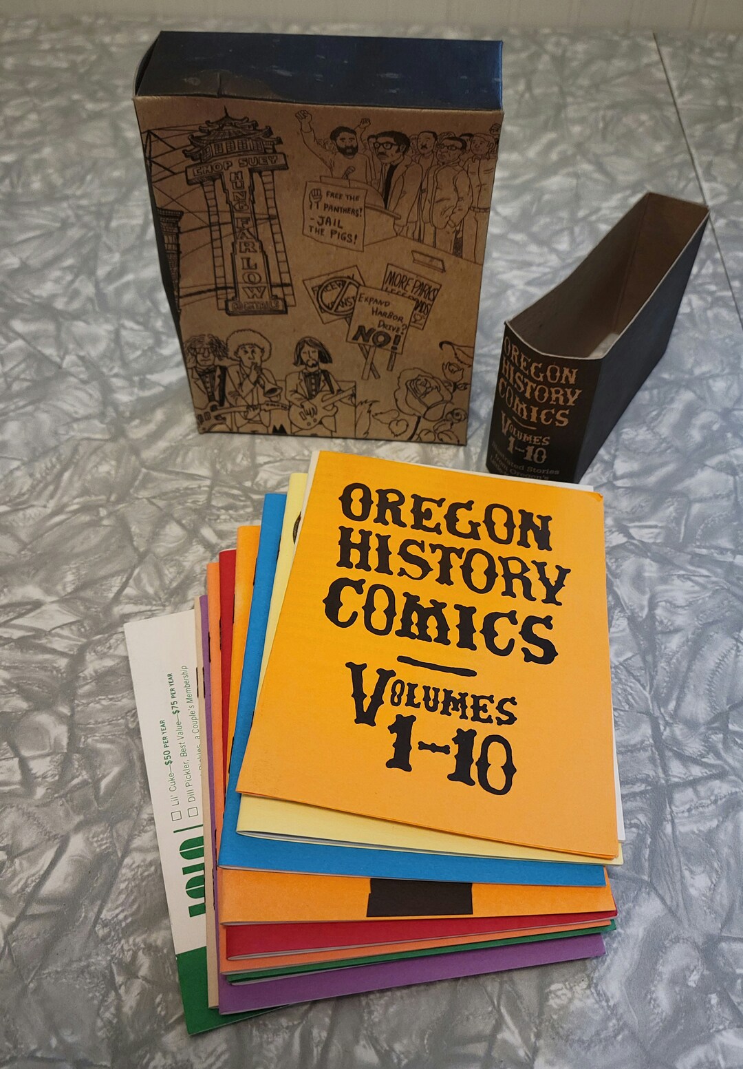 OREGON HISTORY COMICS Vol 1-10; Very Hard to Come By; 2012; Free ...