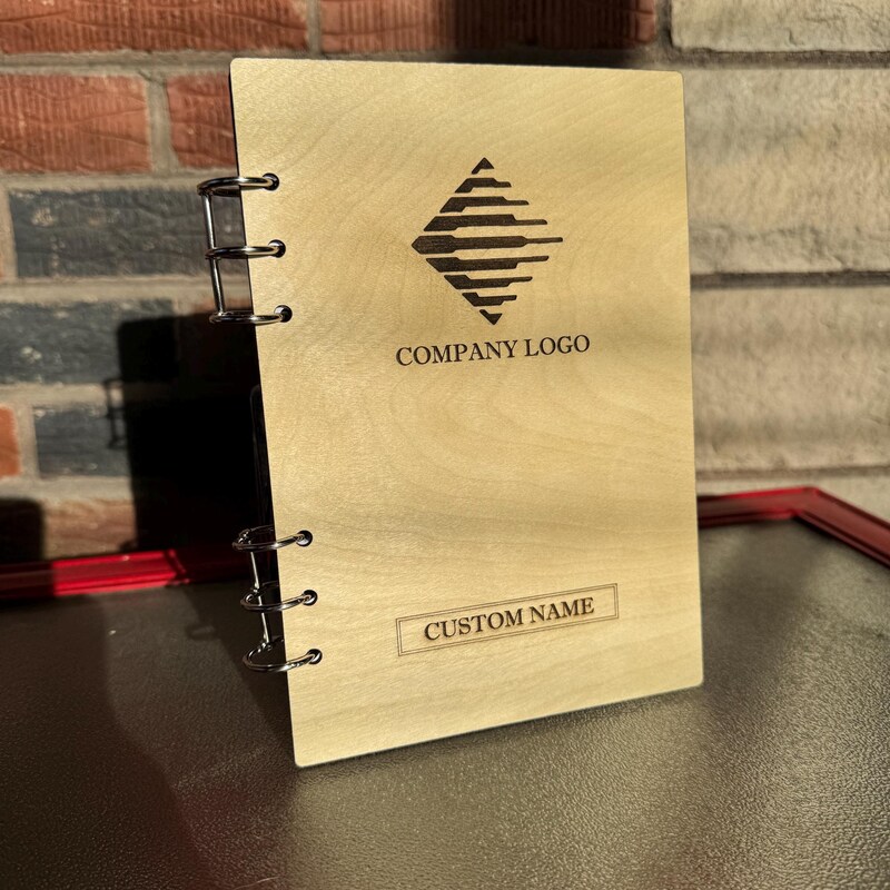 Wood Notebook - Etsy