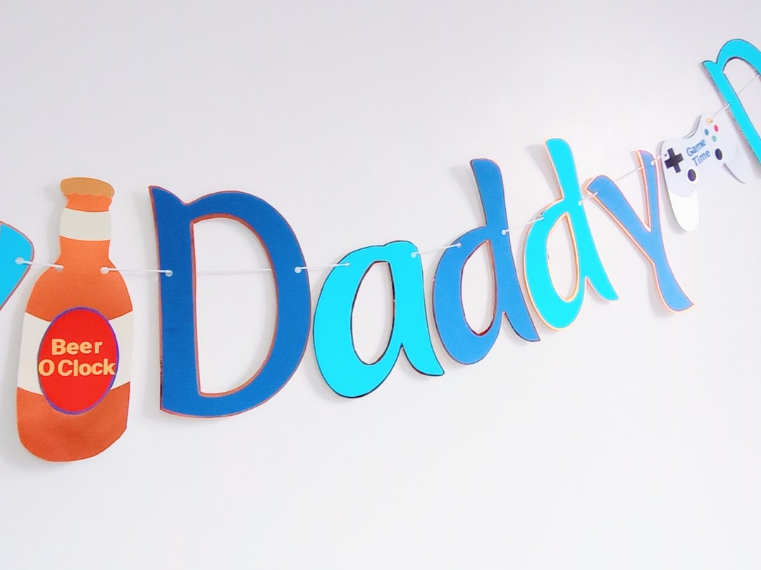 Father's Day Banner, Father's Day Daddy Banner, Daddy Day Banner ...