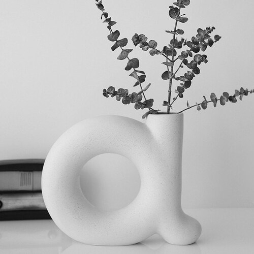 Unique Donut Vase Mold for Making Jesmonite Minimalist Dried - Etsy