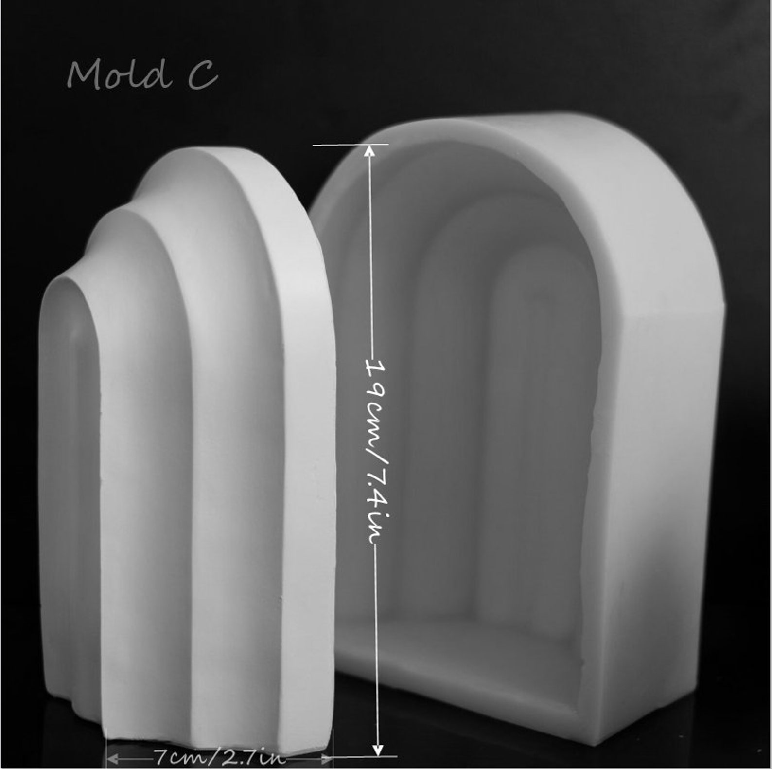 Large Arch Mold for Making 3D Rainbow Terrazzo Jesmonite | Etsy