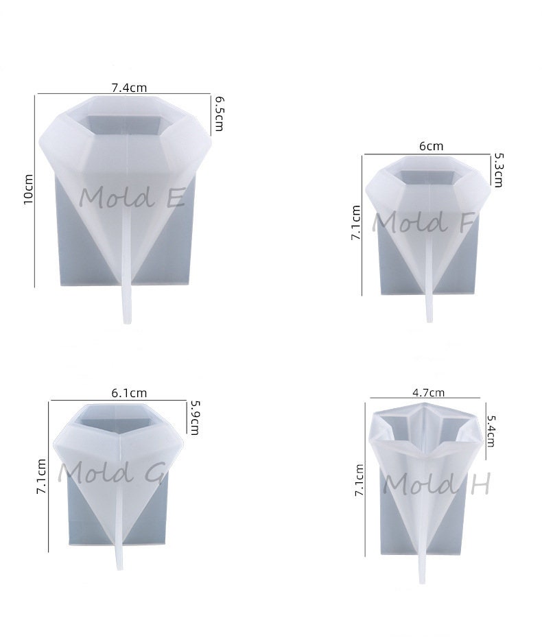 Ring Cone Pyramid Cement Mold Resin Jesmonite Silicone Mould - Etsy UK