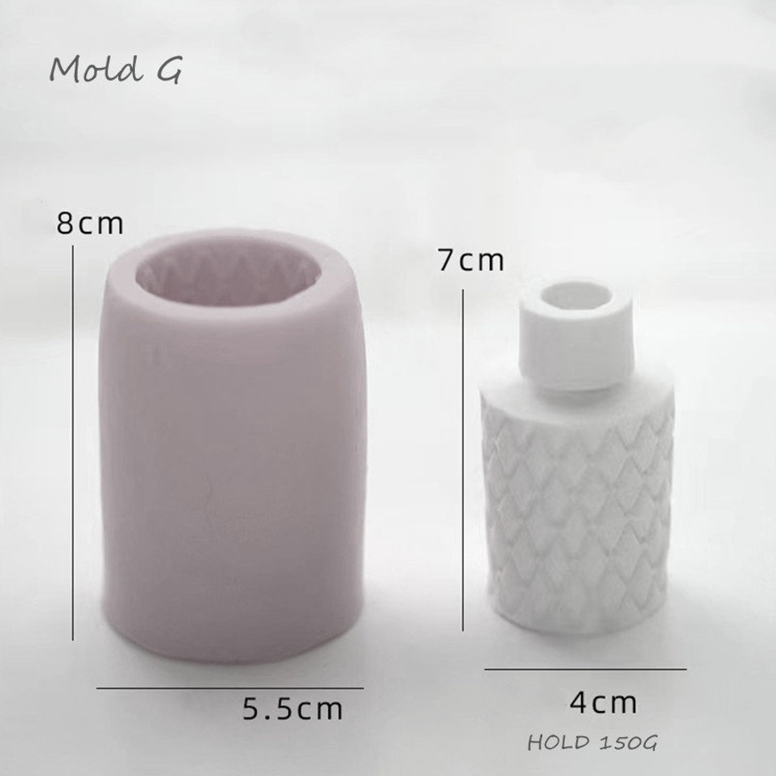 Bud Vases Silicone Mold for Concrete, Dried Flower Vessel Form, Planter ...