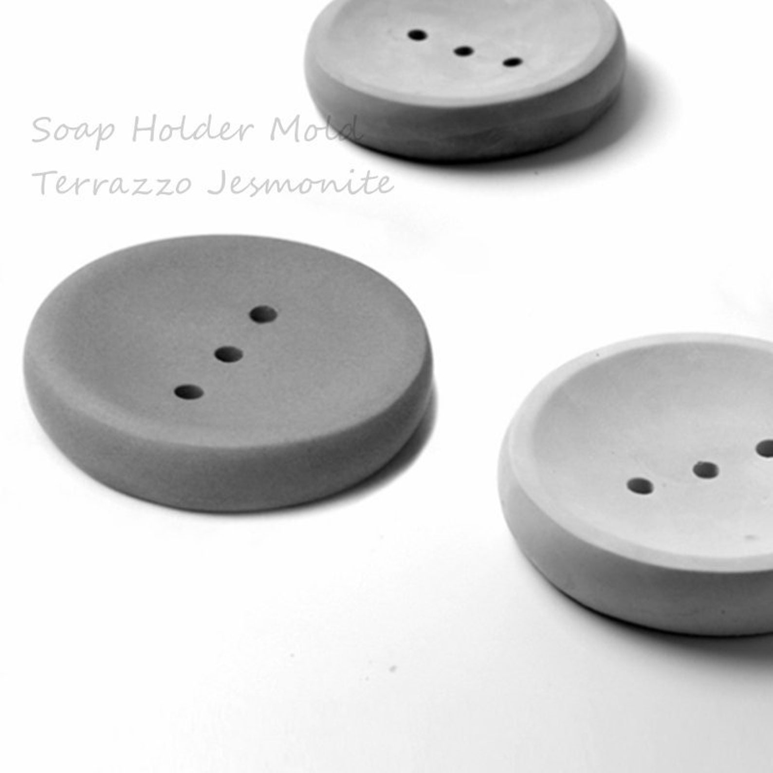 Soap Holder With Holes Terrazzo Jesmonite Mold Frame for - Etsy