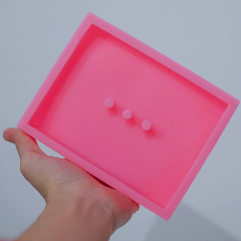 Soap Holder With Holes Terrazzo Jesmonite Mold Frame for - Etsy