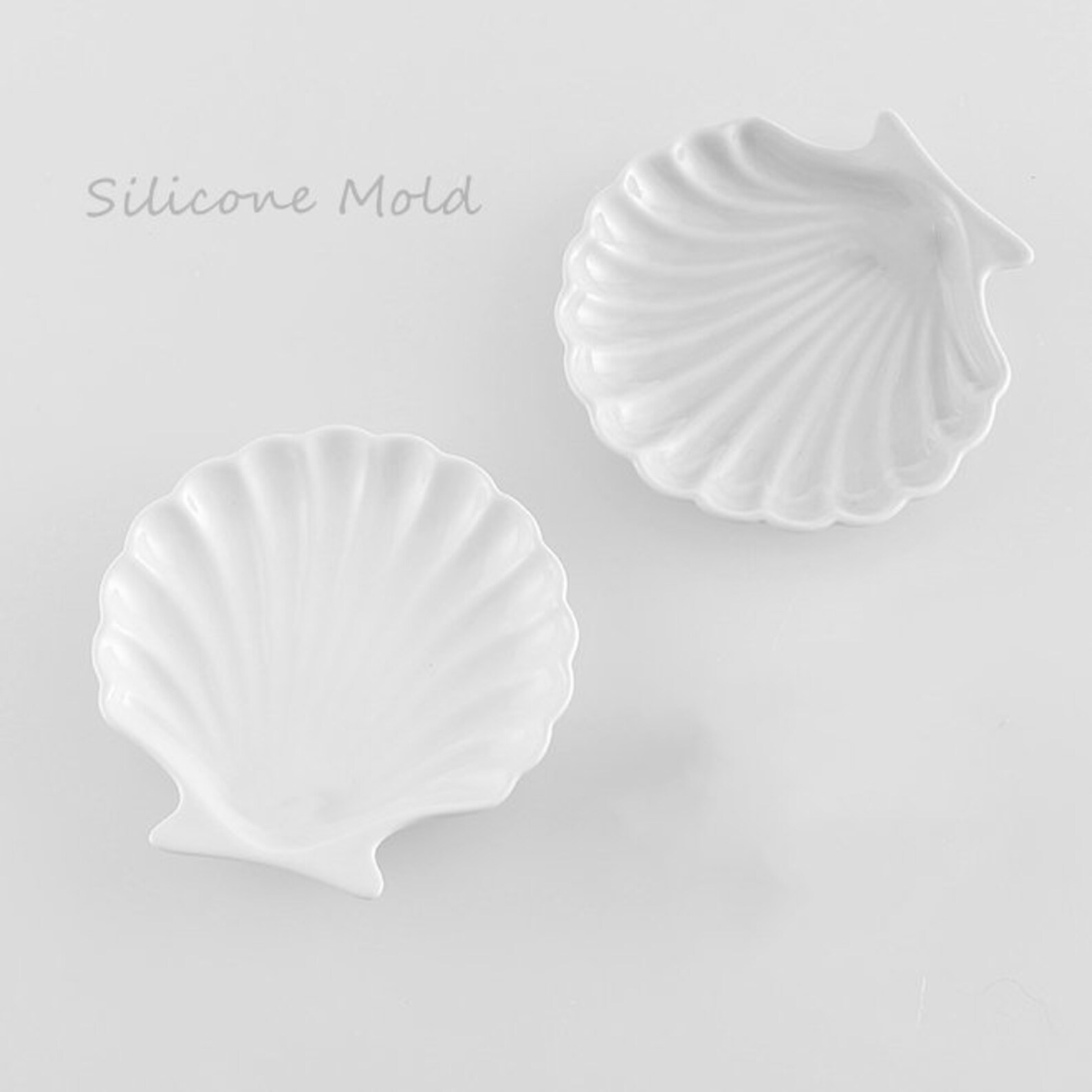 Clam Shell Tray Moldtrinket Dish Plaster Cement Concrete | Etsy