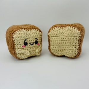 Bread Loaf Plush Bread Plushie Bread Stuffed Bread Kawaii Happy Bread ...