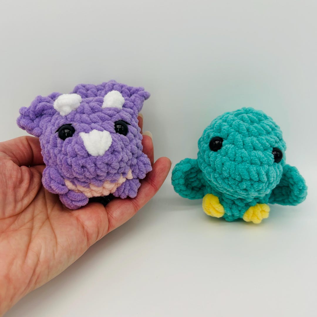 Pocket Dinosaur Plushie Pterodactyl Triceratops Dinosaur Stuffed ...