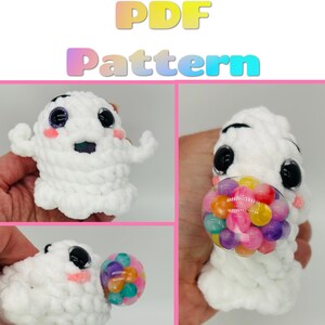 Ghost Stress Ball Crochet Pattern PDF Digital Download - Etsy