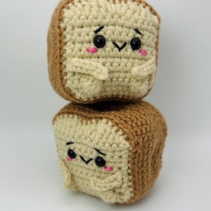Bread Loaf Plush Bread Plushie Bread Stuffed Bread Kawaii Happy Bread ...