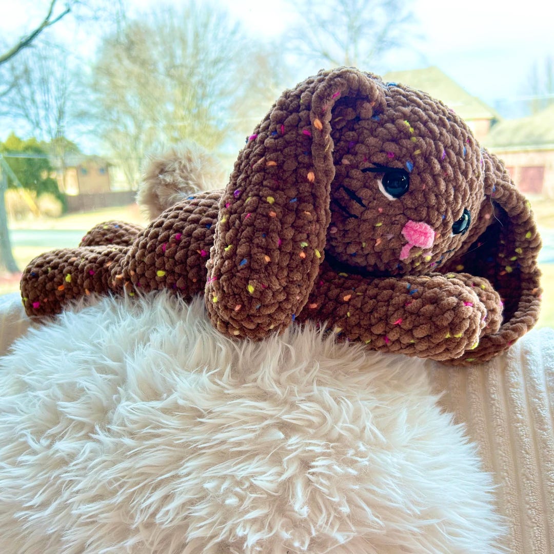 Sprinkles the Rabbit Plushie Bunny Crochet Handmade - Etsy