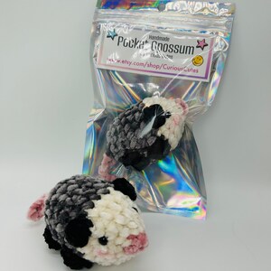 Pocket Possum Velvet Opossum Plushie Possum Gift Stuffed Possum Soft - Etsy