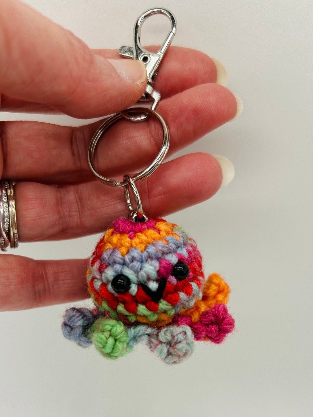 Mini Octo Keychain – Crochet Octopus Keychain - Mini Octopus - Octopus ...