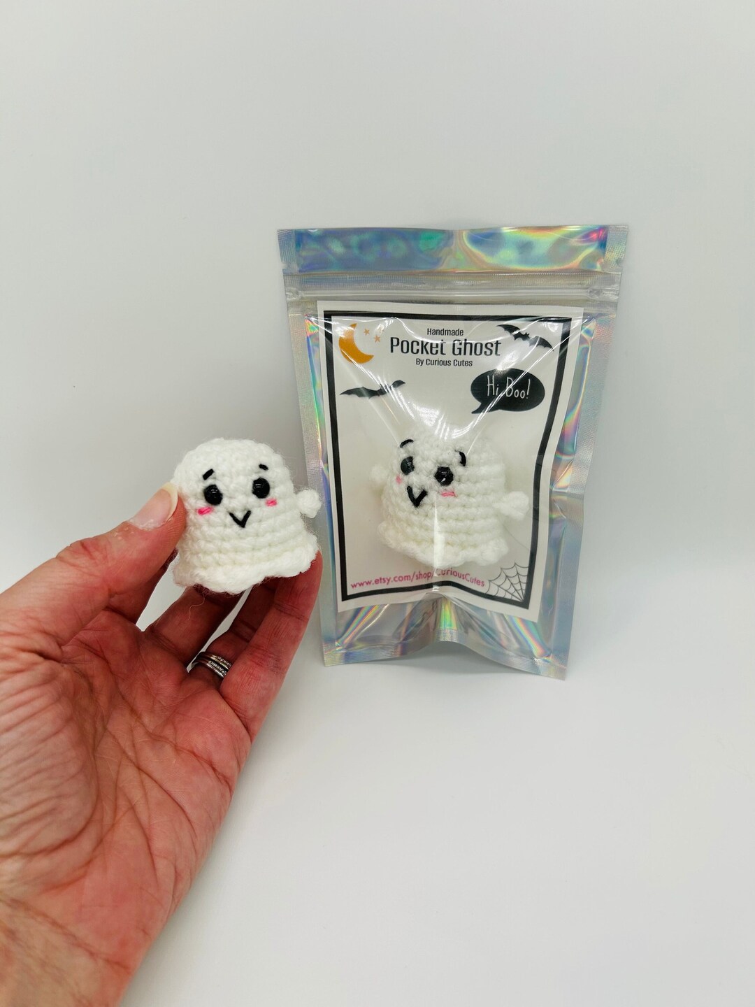 Adopt a Ghost Plush Pocket Ghost: Optional Glow-in-the-dark Halloween ...