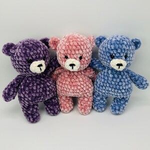 Pocket Bear Mini Bear Velvet Plushie - Etsy