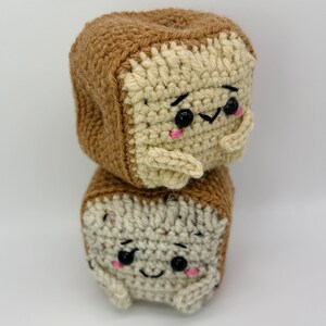 Bread Loaf Plush Bread Plushie Bread Stuffed Bread Kawaii Happy Bread ...