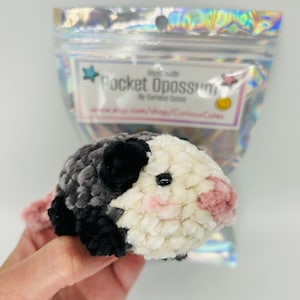 Pocket Possum Velvet Opossum Plushie Possum Gift Stuffed Possum Soft - Etsy