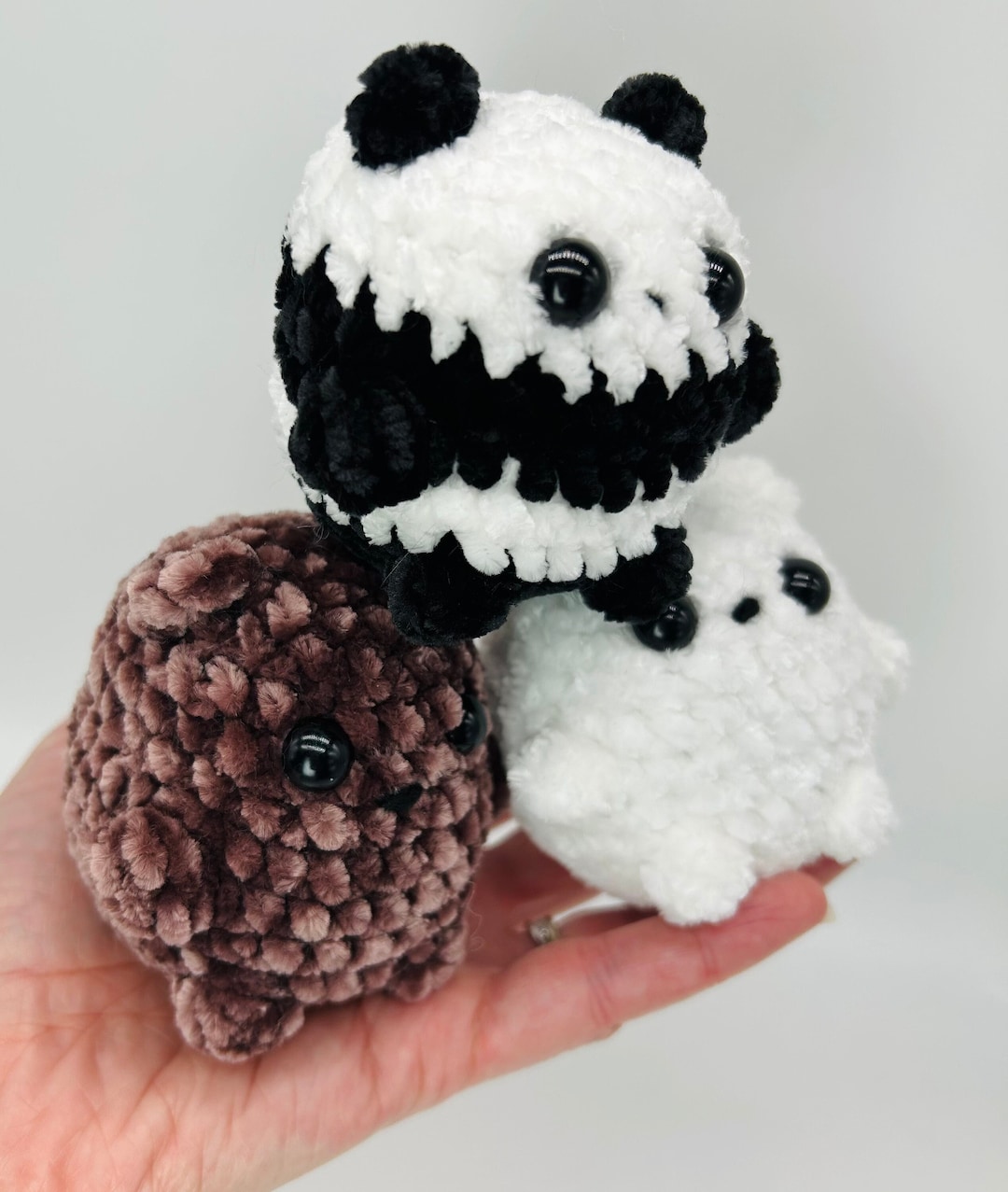 Little Chunky Bear Bear Party Gift Pocket Bear Bear Velvet Round Bear ...